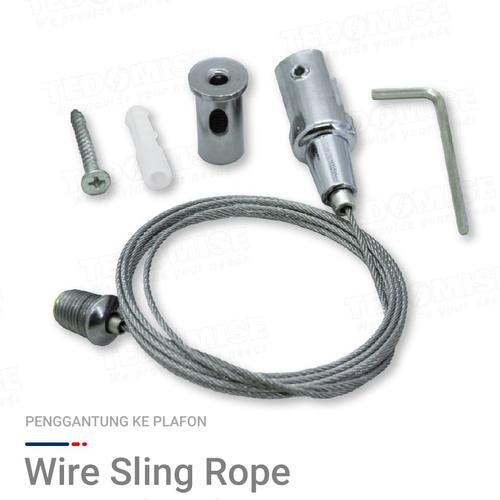Jual wire sling rope/hanger gantungan advertising/signage - 1 m - Kota ...