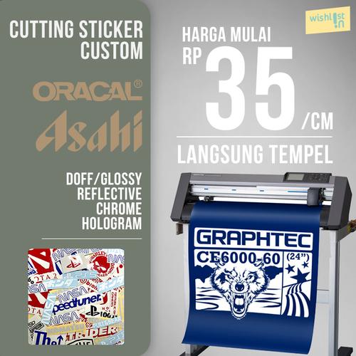 Jual CUTTING STICKER CUSTOM | STIKER LOGO - ORACAL 651 - ASAHI - ORACAL ...
