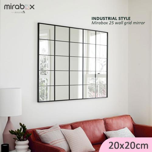 Promo Cermin kaca industrial tempel dinding set home decor aesthetic ...