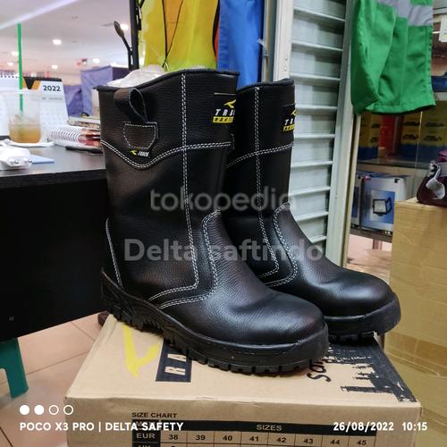 Jual Sepatu Safety Shoes Track Raktayoo Tr 004 Hitam Original Safety ...