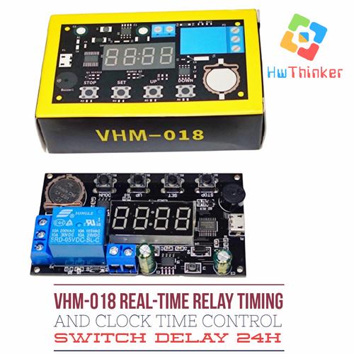 Jual VHM-018 Real-Time Relay Timing Clock Time Control Switch Delay 24h - Kota Surabaya ...