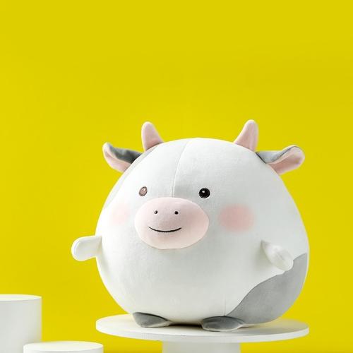 Jual MINISO Boneka Sapi berekor Bintang - Round Cow Plush Toy - Jakarta ...