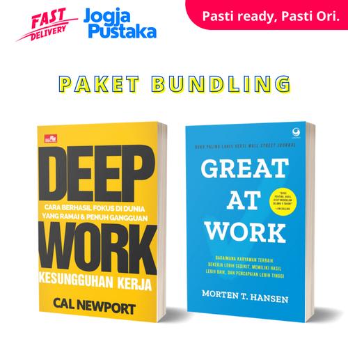 Jual Paket Bundling - Buku Deep Work dan Great at Work - Jakarta Selatan - Jogja Pustaka | Tokopedia