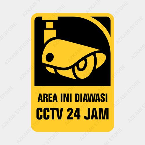 Promo Rambu CCTV Pengawasan CCTV 35cm x 50cm CCTV Plat Alumunium - Kota ...