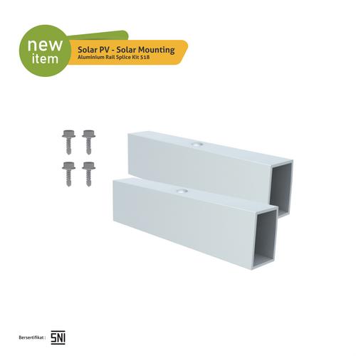 Jual Aluminium Rail Splice Kit 518 Kit Mounting Solar Panel Module ...