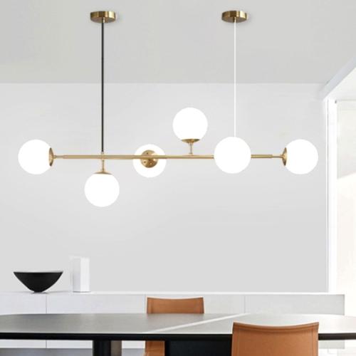 Jual Lampu gantung hias Minimalis LED panjang 130cm Bohlam 6 ball ...