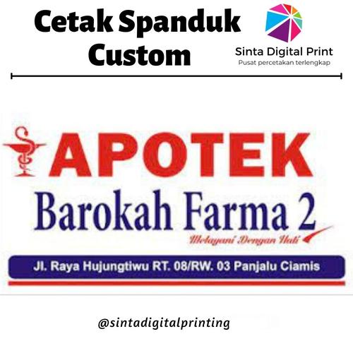 Jual Cetak Spanduk Apotek Custom / Banner Flexy 340 - Kab. Tangerang ...