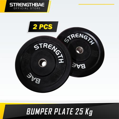 Jual Bumper Plate STRENGTHBAE 25kg 2pc (Total Weight 50kg) Plat Beban 5 ...