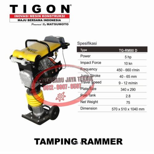 Jual Mesin Stemper Kuda Engine Robin EY20D Body TG-RM80D Pemadat Tanah ...