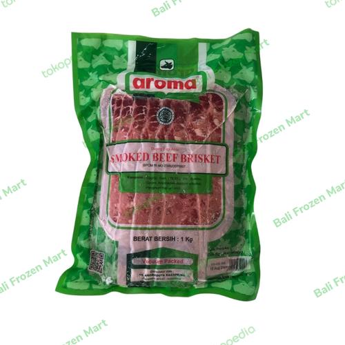 Jual Aroma Smoked Beef Brisket (Beef Belly Bacon) 1 kg - Kota Bogor ...