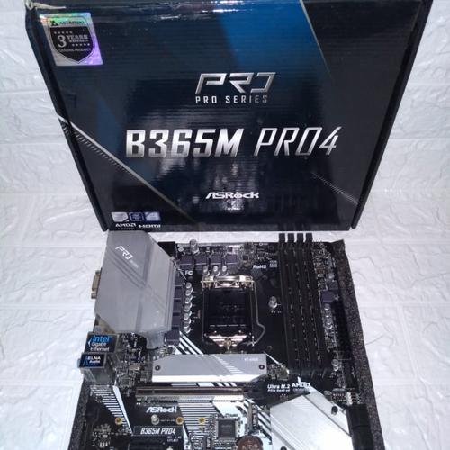 Jual Mobo Asrock b365m pro4 argb garansi 2023 intel coffe lake refresh ...