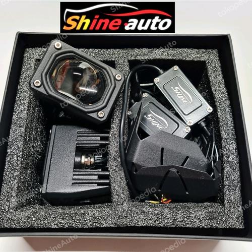 Jual Mini Laser LED Projector ShineAuto Single Lens Hi - Low - YELLOW ...