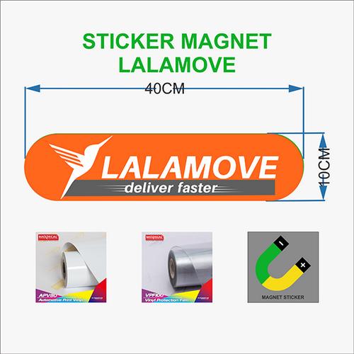 Jual Sticker Deliveree/Gocar/Grab/Lalamove 40x10 - LALAMOVE MAGNET ...