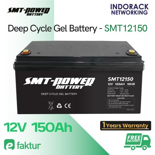 Jual SAMOTO Battery 12V 150AH Baterai Aki Kering UPS SMT POWER SMT12150 ...