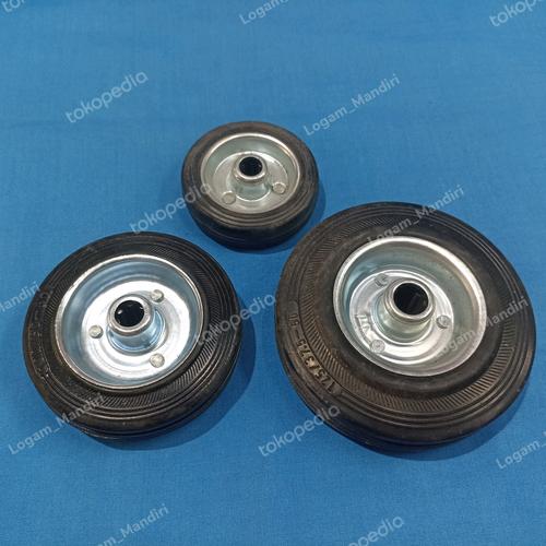 Jual Roda Only / Roda Karet Kereta Trolley (Berbagai Ukuran) - 3" - Kab ...