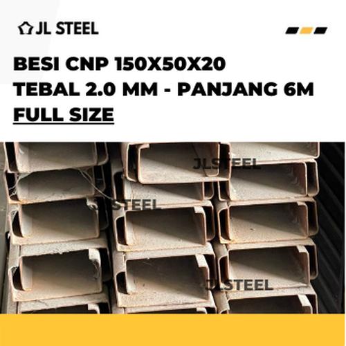 Jual BESI CNP - Kanal C - 150 X 50 X 20 X 6meter SNI FULL - Tebal 2mm ...