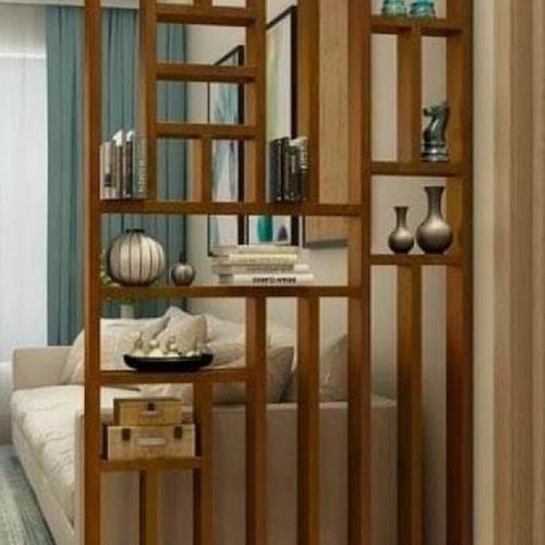 Jual partisi ruangan penyekat ruangan minimalis kayu solid - custom ...