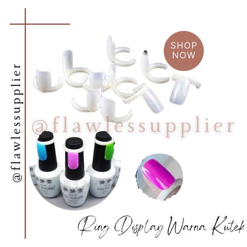 Jual Ring Kuku Palsu Untuk Display Warna Kutek Uv Gel Nail Art Manicure ...