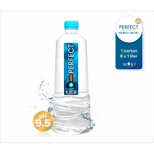 Jual PERFECT 1 liter Alkaline Water PH 9.5 / Air Minum Mineral 1 dus=6 btl - Jakarta Barat - Air ...