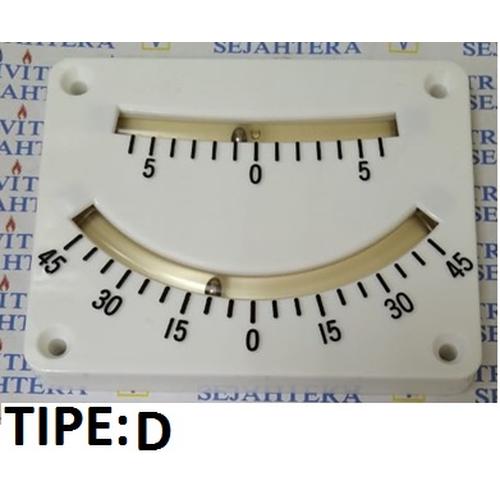 Jual clinometer kapal marine impa 370241,alat ukuran petunjuk kemiringan - plastik88x40mm ...