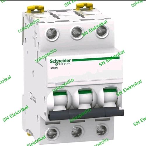 Jual MCB Schneider iC60N 3P 6A - 63A SNI 6KA MCB 3 PHASE - 63A - Jakarta Pusat - SN ELEKTRIKAL ...