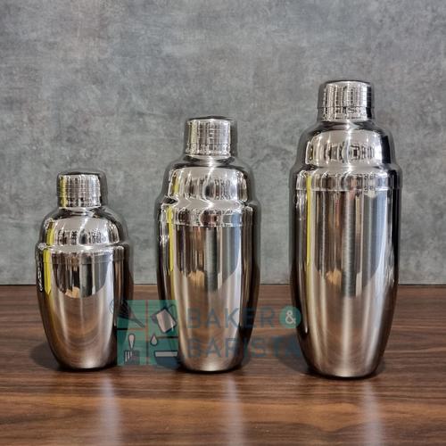 Jual Shaker Stainless 350ml 550ml 750 ml pengocok minuman cocktail bar alat - 350ml SS - Jakarta ...
