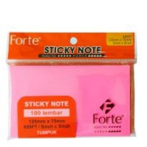 Jual Sticky Note Forte 657 (1 pad) 100*75mm - Fluorescent - Jakarta ...