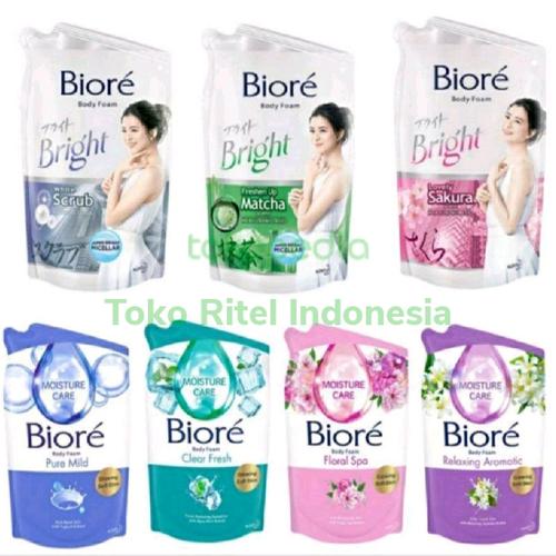 Jual Biore Body Wash 450ml All Varian/Sabun Cair Biore Body Foam 450 ml - PURE (BIRU) - Kota ...