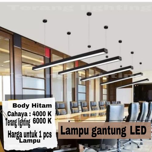 Jual Lampu gantung / linear light / hanging lamp minimalis 18 WATT LED ...