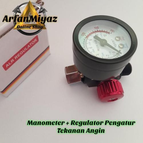 Jual Manometer Spray Gun Regulator Air/regulator comppresor Dengan ...
