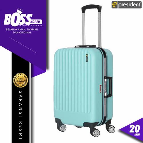 Jual Koper 20 Inch PRESIDENT Tanpa Zipper Hardcase Frame Original ...