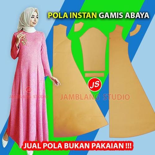 Jual Pola Instan Gamis Abaya Dewasa [ Pola Baju Jamblang Studio ] - S / 96 cm - Jakarta Utara ...