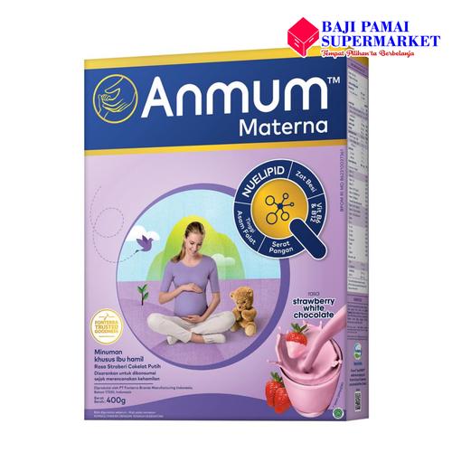 Jual Anmum Susu Ibu Hamil Materna Strawberry White Chocolate 400G ...