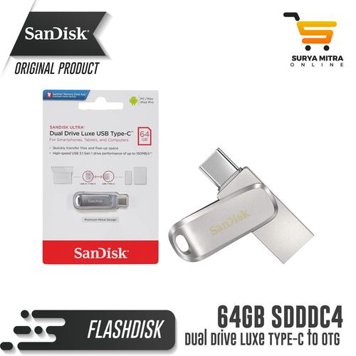 Jual Flashdisk Sandisk OTG 64GB USB Type-C USB 3.1 Ultra Dual Drive ...