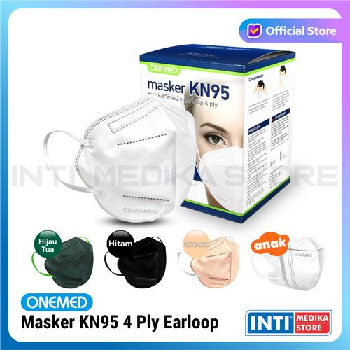 Promo ONEMED - Masker KN95 4 Ply Earloop | 3D Fit & Ergonomic Surgical ...