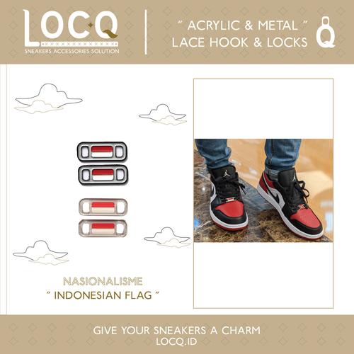 Jual Aksesoris Tali Sepatu Metal Lace Locks Bendera Indonesia Merah Putih - Acrylic-Indo - Kota ...