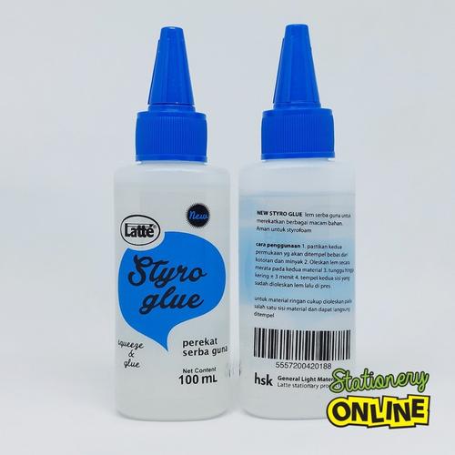 Jual Jual lem styrofoam LATTE styro glue 100ml - Jakarta Utara ...