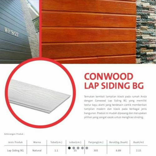 Jual Conwood Lap Siding BG / tampilan modernn - Kota Bogor - Toko ...