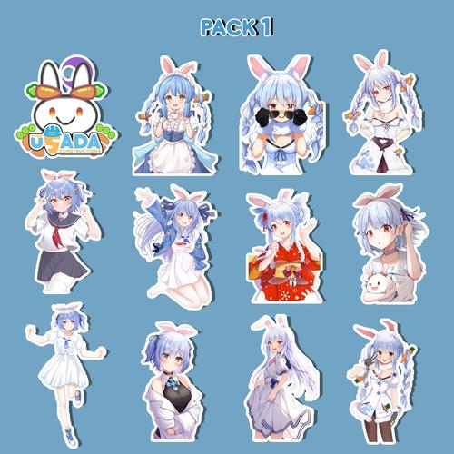 Jual Sticker Pack Pekora Usada Hololive Vtuber / Sticker Pack Anime - 1 ...