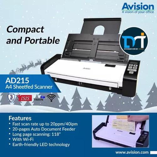 Promo Avision AD215 - ADF Compact & Sheetfed F4 Scanner 20ppm Cicil 0% ...