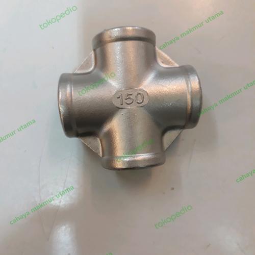 Jual cross tee ss304 / cross tee stainless steel 1/2" inch - Jakarta ...