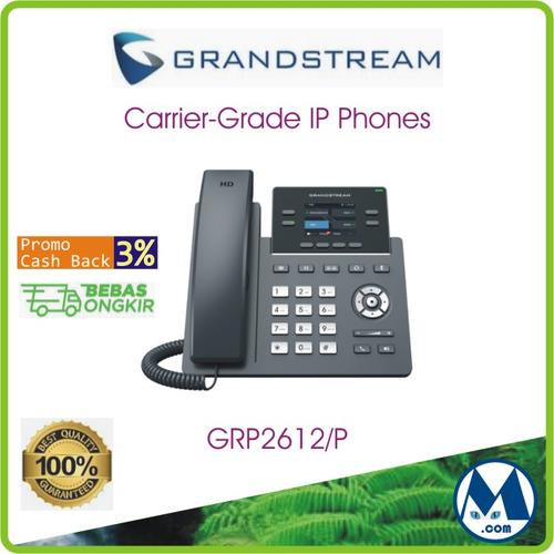 Jual Grandstream GRP2612 / GRP2612P Carrier-Grade Professional IP Phone ...