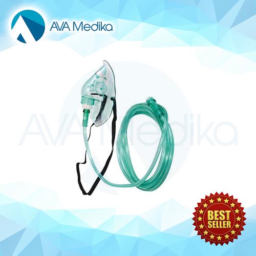 Jual MASKER OKSIGEN FACE MASK OXYGEN Alat Bantu Oksigen Kemenkes AKL ...