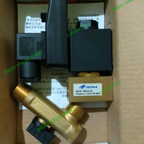 Jual solenoid valve RPM type SR-A-15 230vac 1/2" - Kota Tangerang ...