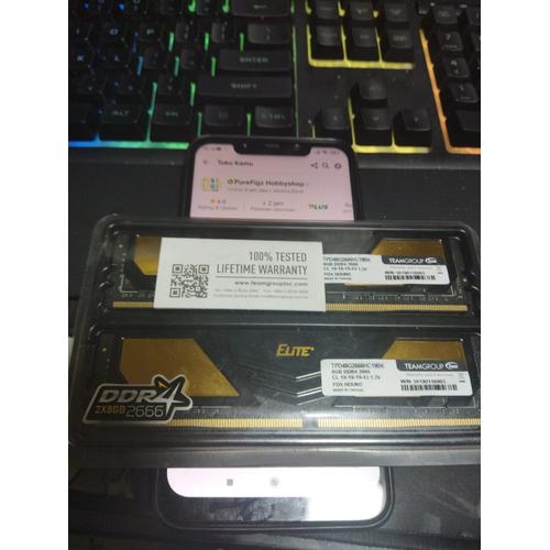 Jual Team Memory Elite Plus 2x8GB PC 2666 DDR4 RAM - Jakarta Barat ...