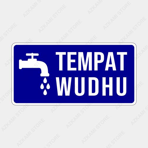 Promo Rambu Tempat Wudhu 30cm x 15cm - Kota Bandung - Azkami Toserba ...