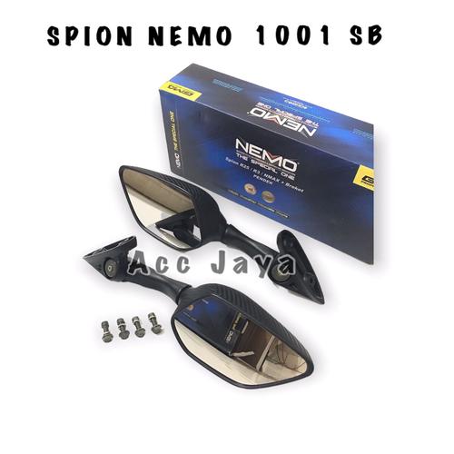 Jual Spion R25 Nemo 1001 SB Tangkai Pendek Kaca Bening Nmax Lexi Xmax ...
