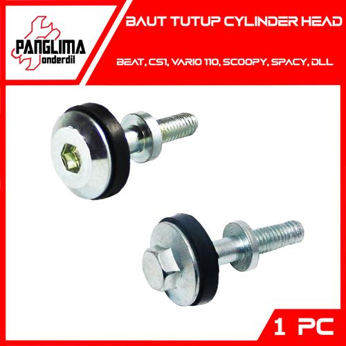 Jual Baut Tutup Cylinder Head Beat Karbu-Pop/Vario 110-Techno/Scoopy ...