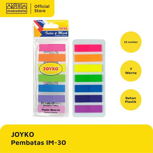 Jual MEMO STICKY NOTE INDEX | PENANDA | PEMBATAS KERTAS IM-30 JOYKO ...