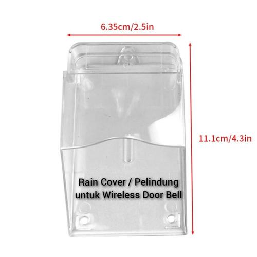 Jual Rain Cover Tutup Pelindung Bel Pintu Rumah Wireless Door Bell ...